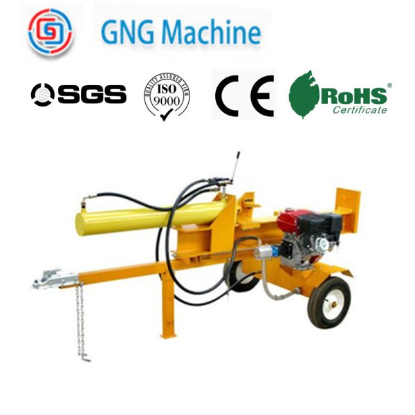 Quality 38 Ton Gasoline Wood Chipper Hydraulic Vertical Log Splitter for sale