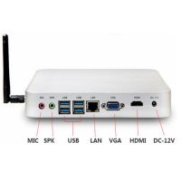 Quality Mini PC Box Core I3 Advertising 4k Media Player Box Wifi Network White Color for sale