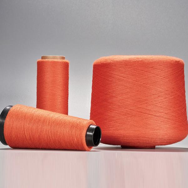Quality Core O/E Virgin Circula 75D/24F Vortex Viscose Melange Yarn Dyed Knitting For for sale