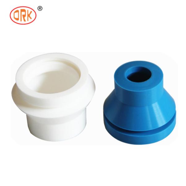 Quality Excellent Rebound Resistance Blue Color Custom Mold Silicone Rubber Bushing for sale