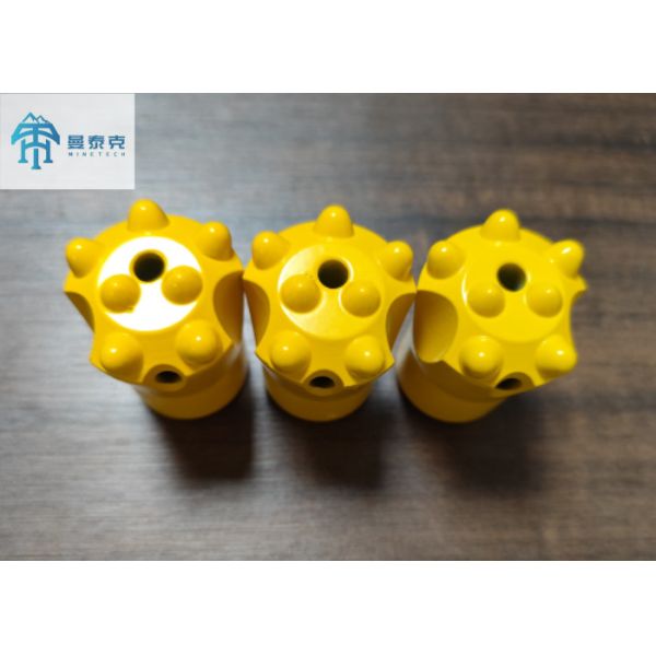 Quality 11 Degree Broca 34mm 7 Buttons Taper Drill Bit For Mining Drilling Blasting for sale