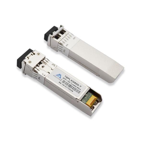 Quality Tunable 10G DWDM SFP 100GHz 80km Distance Full Digital Optical Monitoring for sale