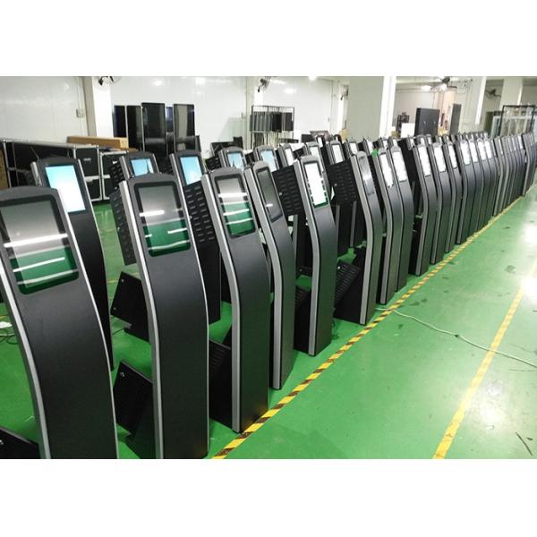 Quality 12.1 13.3inch LCD info kiosk with capacitive touch screen and thermal printer for sale