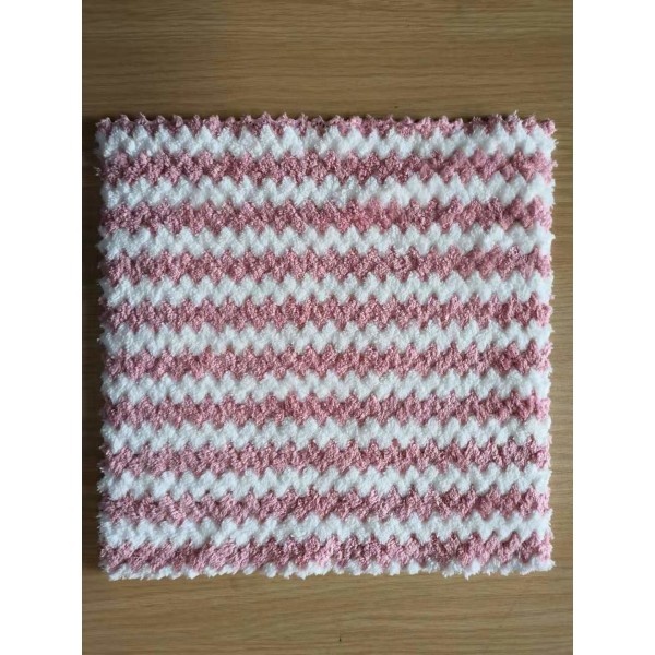 Quality 80% Polyester 20% Polyamide Microfiber Kitchen Towels 24*24cm Grey Pink Colorful for sale