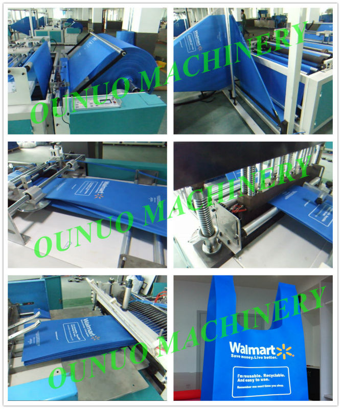 ONL-XA700 CE standard full automatic non woven bag making machine for box type bag