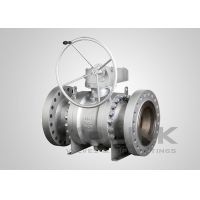 Quality Reduced Port Trunnion Ball Valve API 607 Fire Safe DN50-DN1200 for sale