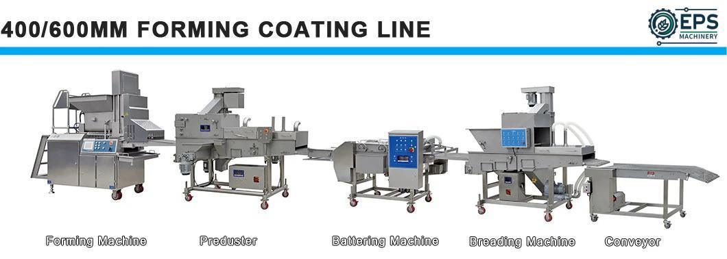 Preduster Machine Chicken Nuggets Processing Line for Food Industry