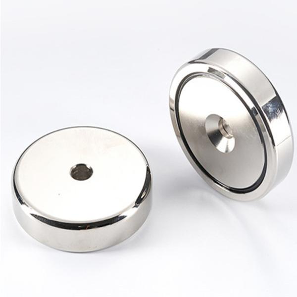 Quality Industrial Magnet N52 NdFeB Neodymium Round Magnet with Countersunk Hole for sale