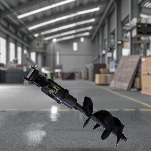 Quality Mini Excavator Crawler Digger Auger Accessories Spiral Drill For Construction for sale