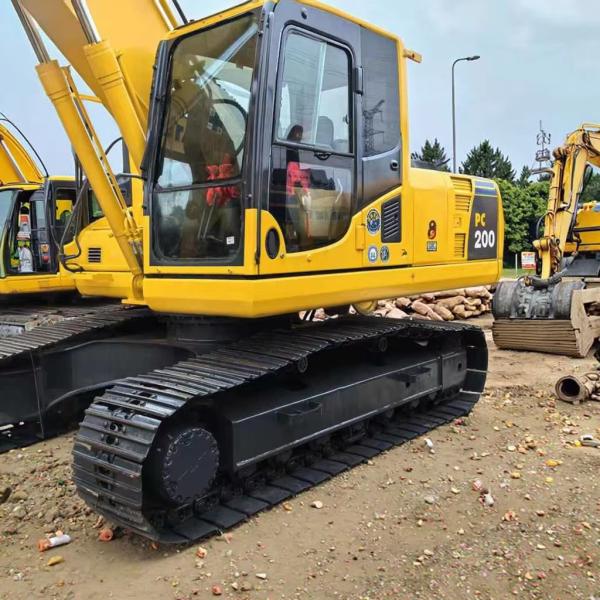 Quality Second Hand Crawler Komatsu 200 Hydraulic Excavator Used Digger For Construction for sale