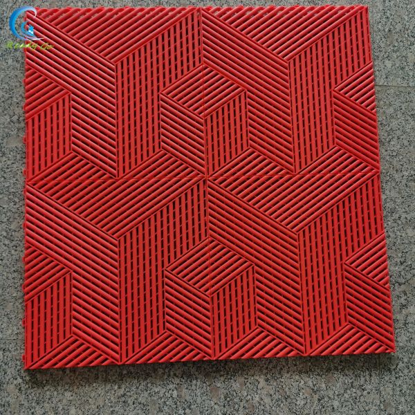 Quality 620g Per Tile Interlocking Garage Tile Temperature Resistance -22°F To 248°F Uv Resistance Yes for sale