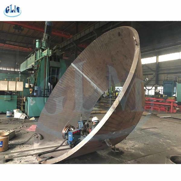 Quality 25mm 5000mm Conical Tank Heads Carbon Steel Semi Elliptical Head Dimensions for sale