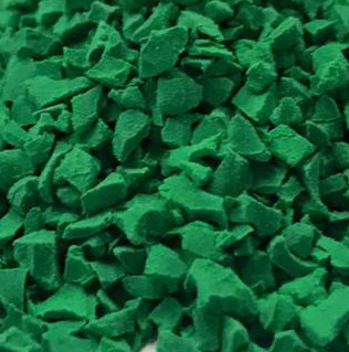 Quality Green Playground Rubber Granules Mulch Polyurethane Binder LABOSPORT Certificati for sale