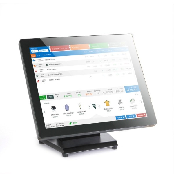 Quality 17 Inch With 8 Inch 4G Memory Dual Screen Pos Machine zero bezel for sale