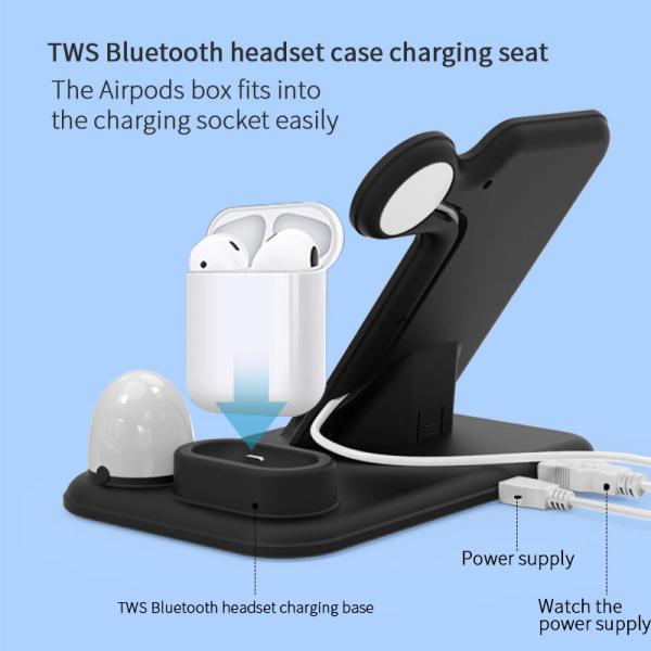 Quality Fast 15W All In One Wireless Charger Station For Multiple Devices for sale