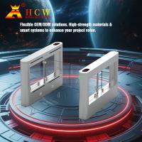 Quality Access Control Supermarket Swing Gate IP54 130W High Speed Gate for sale