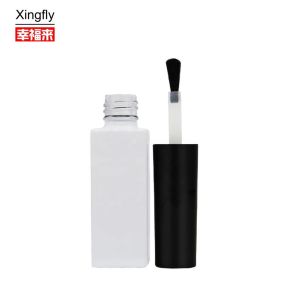 Quality Cosmetic 8ml Nail Polish Bottle Bulk Empty With Cap And Brush for sale