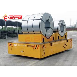 Quality Customized Cart Frame Automated Guided Steerable Transfer Car For Steel Coil for sale