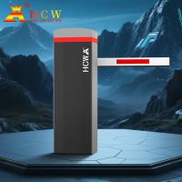 Quality HCW Parking Barrier Gate High Speed Brushless Motor 150W Automatic with Led Light for Parking Lot for sale