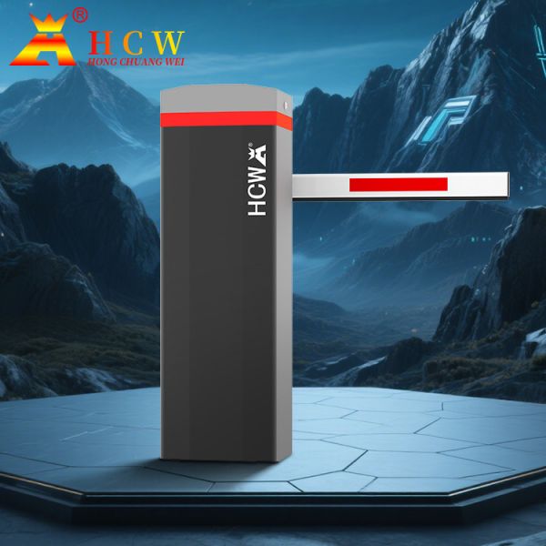 Quality HCW Parking Barrier Gate High Speed Brushless Motor 150W Automatic with Led Light for Parking Lot for sale