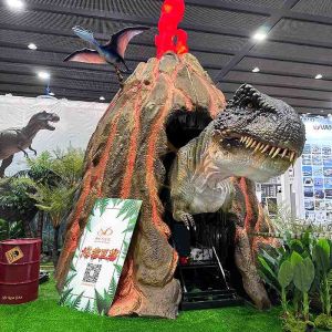 Quality Amusement Park Real Size Animatronic Realistic Dinosaur Model for Theme Park for sale