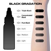 Quality Concentrated Black Quality Tattoo Ink 60ML Eyebrow Tattoo Ink for sale