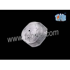Quality 1 - 1 / 2" Deep 4'' Galvanized Steel Electrical Box Covers With Covers for sale