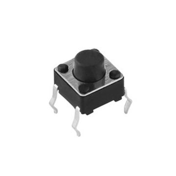 Quality 4.5*4.5mm Subminiature PCB Insert Hole Terminals Tact Switch Silver Plated for sale