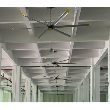 Quality electric 6 blade Pole Mounted HVLS Fan for sale