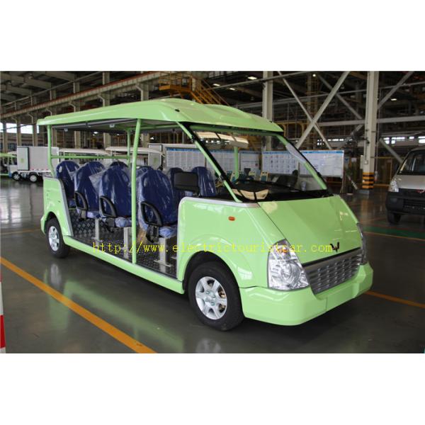 Quality Capacious 11 Seats Green Electric Shuttle Car Resort Vehicles High Performance for sale
