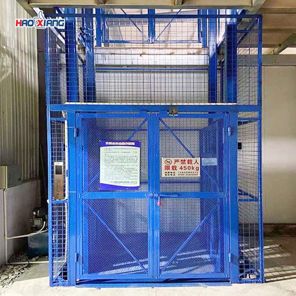 Quality Hydraulic Small Freight Elevator 500kg-20000kg With Safety Brake for sale