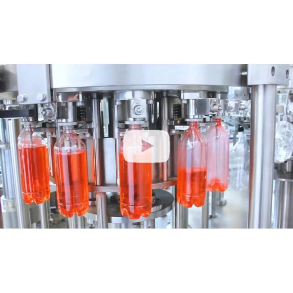 Quality 2000 KG Automatic Soft Drink Filling Machine 1% Filling Accuracy for sale