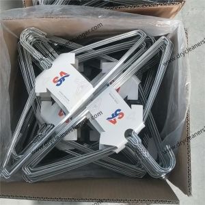 Quality 40cm 2.1mm Galvanized Wire Hanger Steel High Rust Resistance Galvanzied Shirt for sale