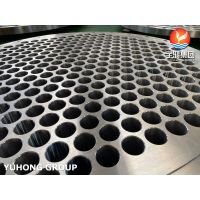 Quality 1.4541 Tube Plate EN10028-7 Forged Tubesheet For Heat Exchanger for sale