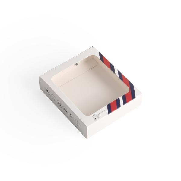 Quality Transparent Window Paper Food Box Packaging Eco Conscious Folding Paperboard for sale
