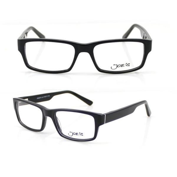 Quality Rectangular Black Acetate Retro Mens Eyeglasses Frames for Reading 54-17-140mm for sale