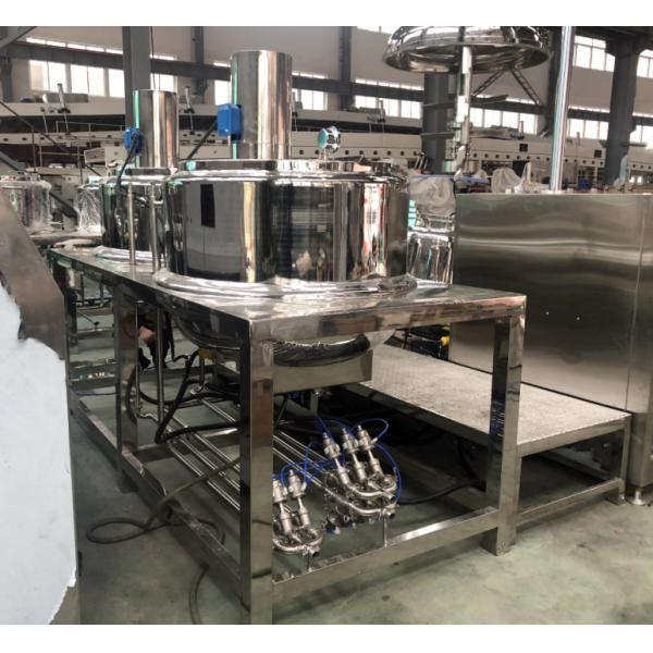 Quality 750L Toothpaste Production Equipment Emulsifying Mixer With Scraper 3500 R.P.M for sale
