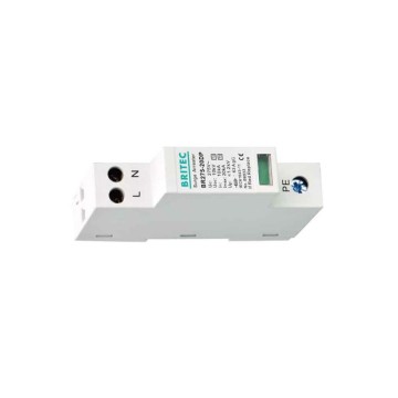 Quality Single Module 2 Pole 20kA Surge Protective Device Type 3 With Window Indication for sale