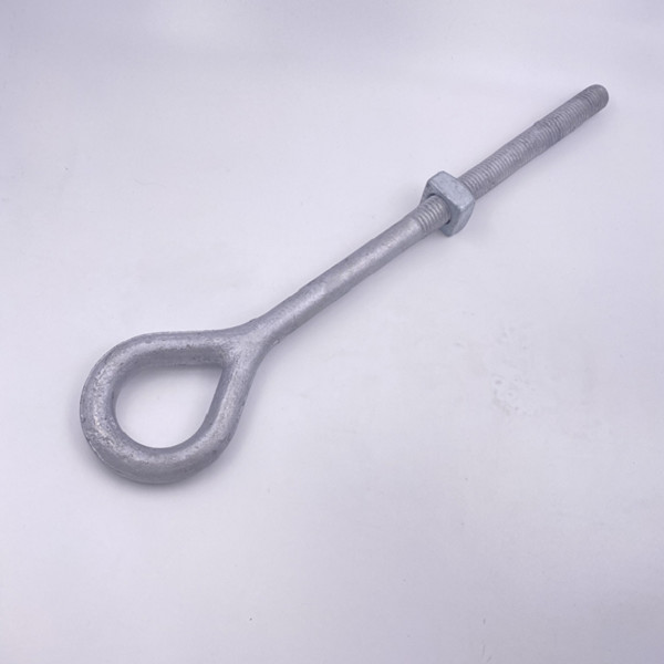 Quality 6in Electric Power Fittings Oval Eye Bolt for sale