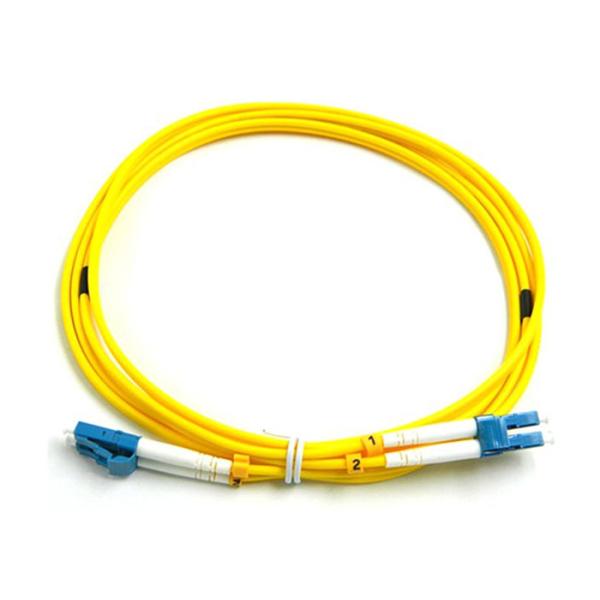 Quality Waterproof Single Mode Fiber Patch Cord PVC / LSZH Jacket 0 . 3dB Insertion Loss for sale