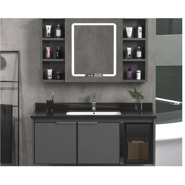 Quality Mirrored Hotel Sunscreen Smart Bathroom Cabinet Wall Mounted for sale