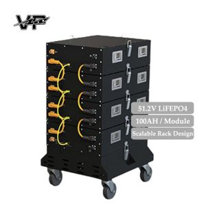 Quality IP20 Home Energy Storage System 51.2V 100AH Renewable Ready Rack Solution for sale