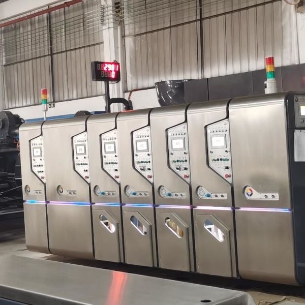 Quality 60mm Box Folder Gluer Machine Fully Computerized Control folding gluing 300Sheet for sale