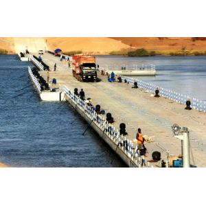 Quality Heavy Loading Capacity Floating Water Bridge With Single Pontoon for sale