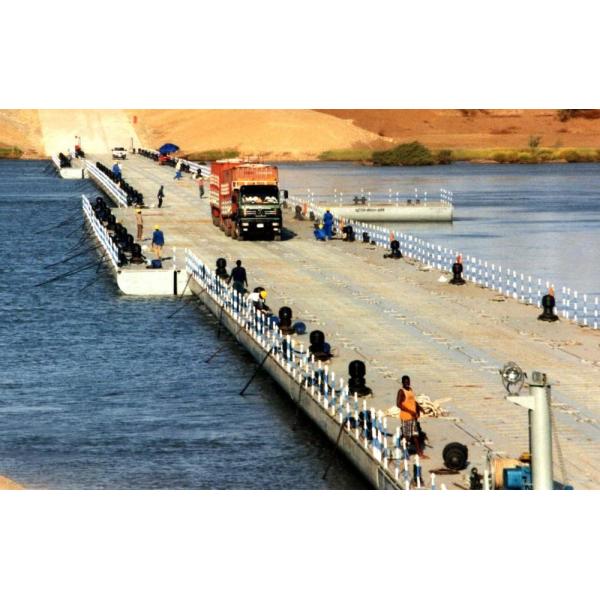 Quality Heavy Loading Capacity Floating Water Bridge With Single Pontoon for sale