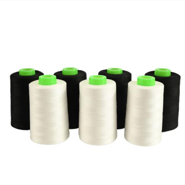 Quality 100% Polyester Textured Recycled Yarn 40 / 2 Sewing for sale