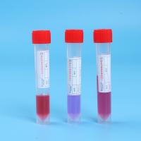 China Inactivated Disposable Virus Sampling Tube Medical Transport Red factory