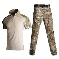 Quality Camouflage Short-Sleeved Frog Suit Set Without Protective Gear for sale