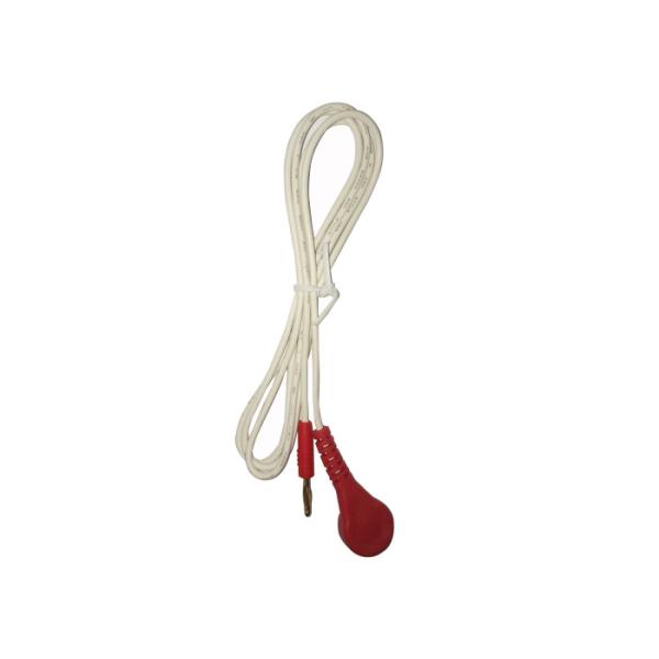 Quality Banana Plug 1 Core 0.8mm Medical Grade Power Cable for sale