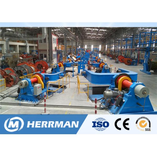 Quality 96pcs Wire Drum Twister Type HV Armoured Cable Machine for sale